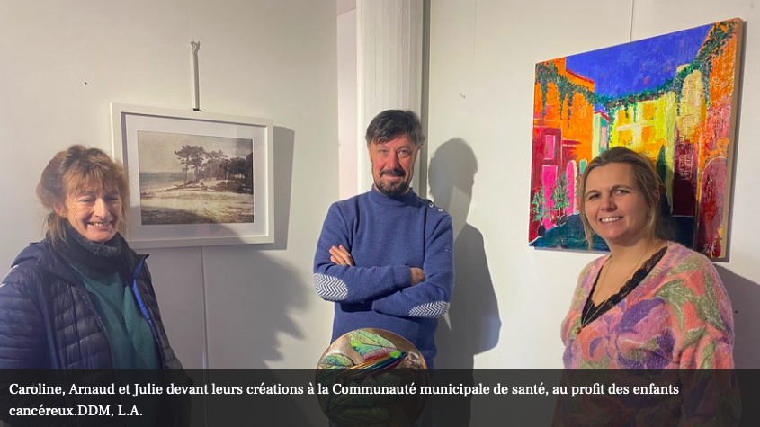 Une expo pour aider les enfants malades avec Julie d’Aragon (80e)