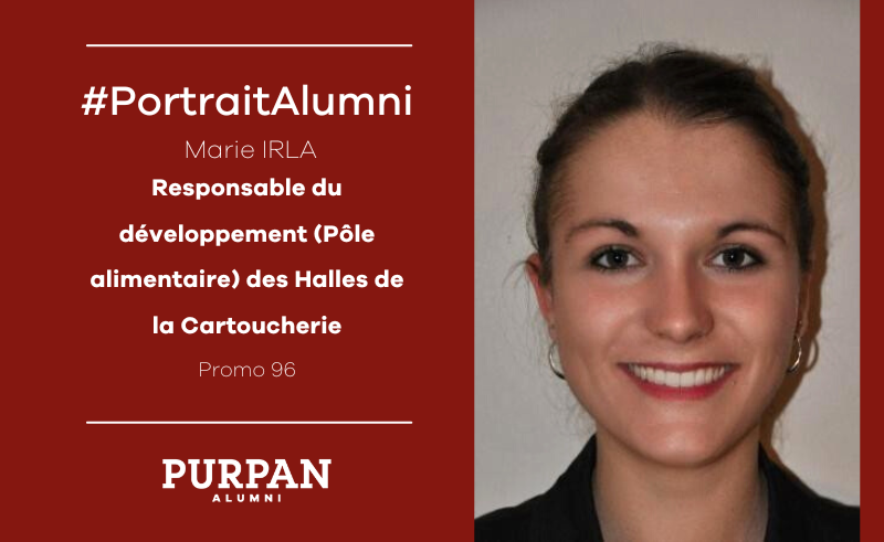 [PORTRAITALUMNI] Marie IRLA (96e) - Responsable du développement (Pôle alimentaire) des Halles ...